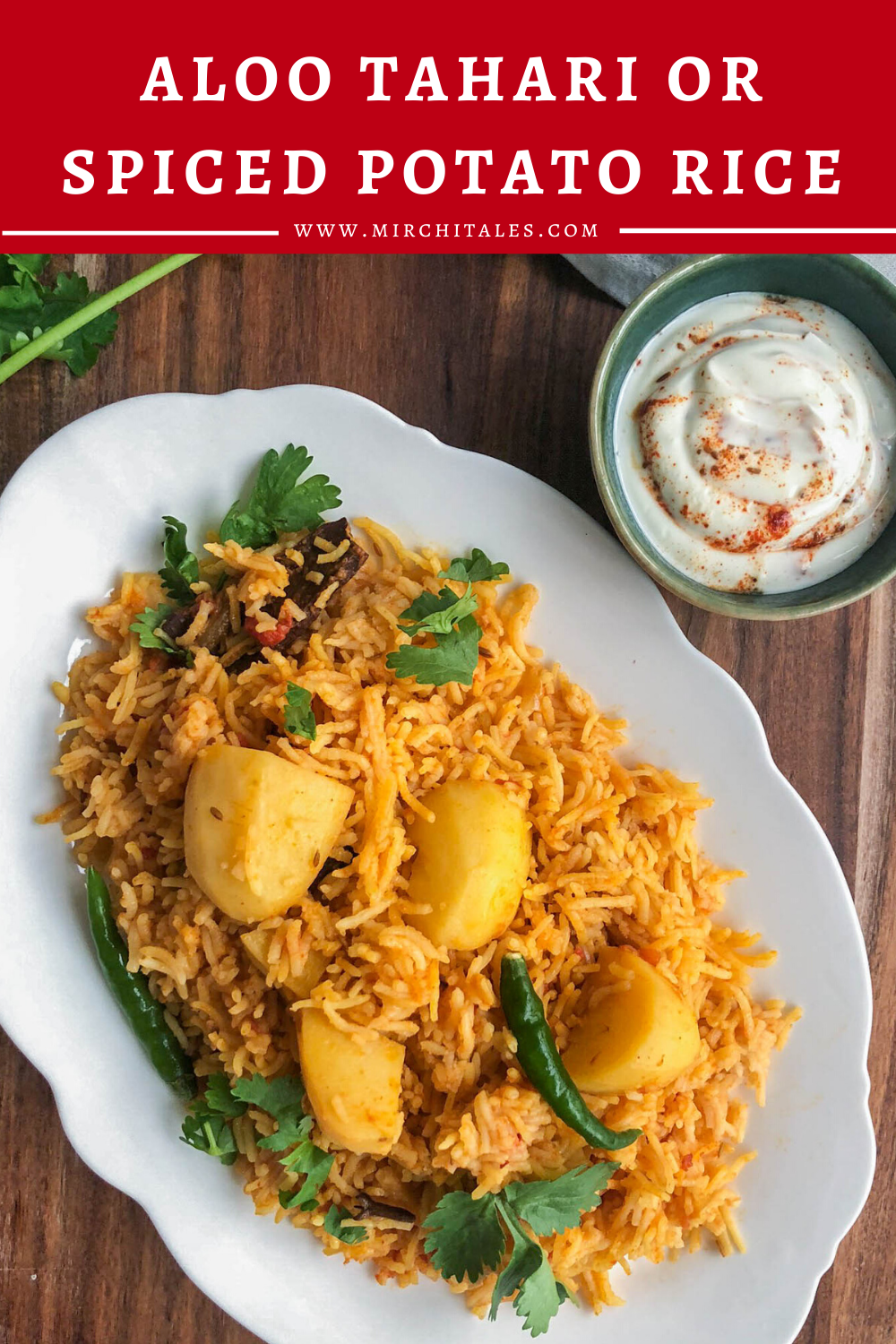 Aloo ki Tahari or Aloo Chawal | Spiced Potato Rice | Mirchi Tales