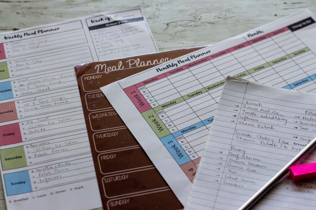 A guide to meal planning: How to make a weekly meal plan with free ...