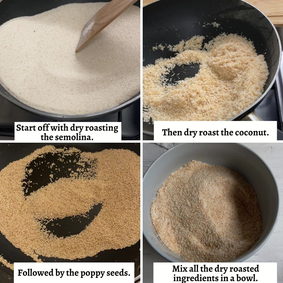 How to Make Panjeeri (with Semolina) - Mirchi Tales